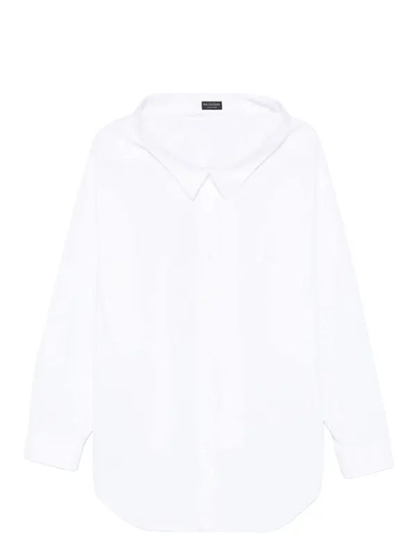 Balenciaga Cotton Poplin Shirt - White