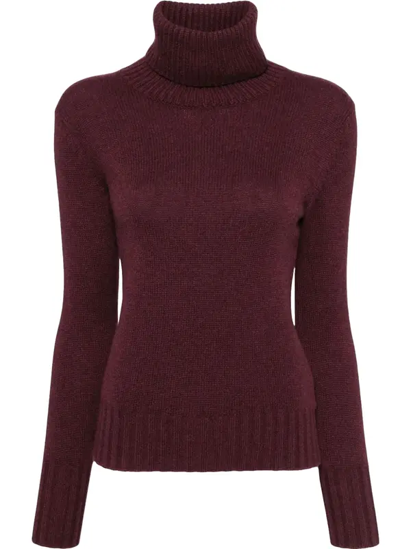 N.peal Roll Neck Jumper - Red