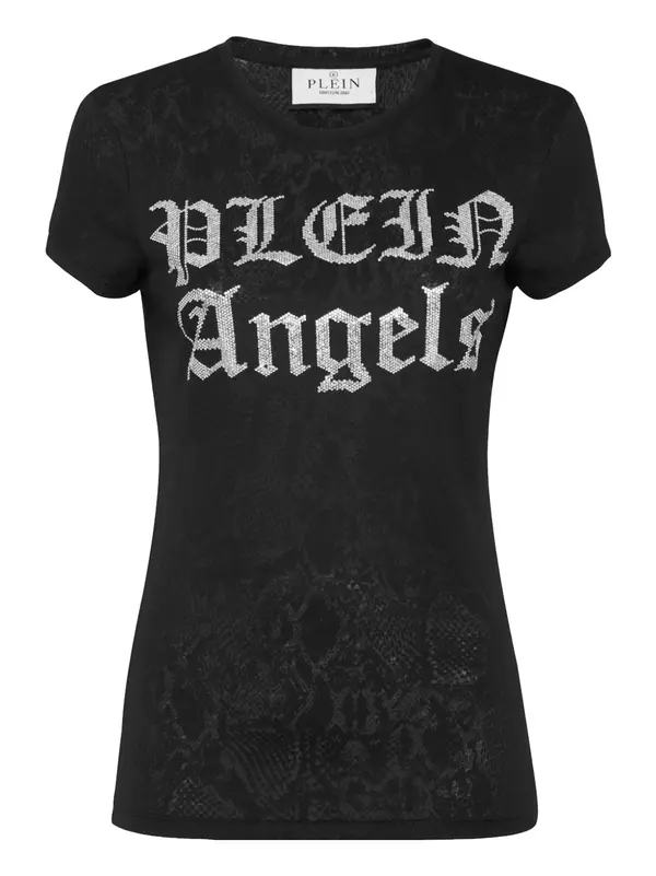 Philipp Plein Logo-embellished T-shirt - Black