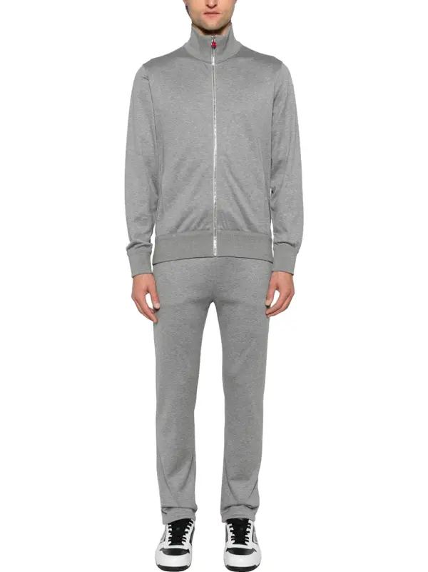 Kiton Logo-embroidered Tracksuit - Grey