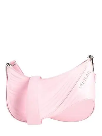 MUGLER Leather Cross-body Bag - Pink