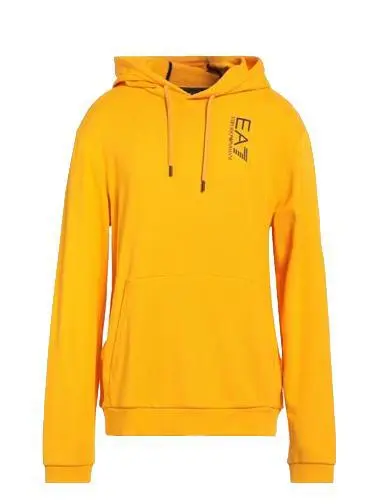 EA7 Hooded Sweatshirt With Logo Detail - Marigold
