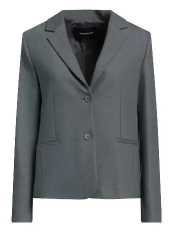 Fabiana Filippi Single-breasted Flannel Blazer - Lead