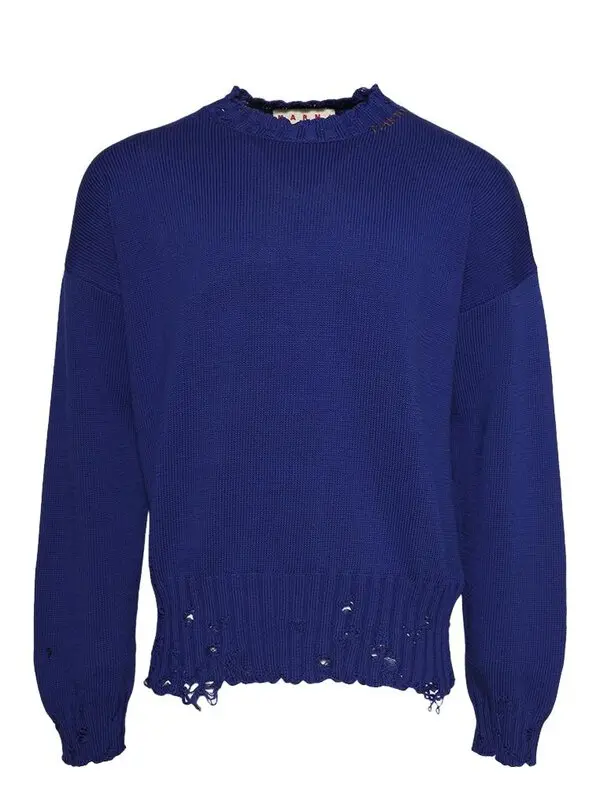 Marni Crew-neck Jumper - Bluette
