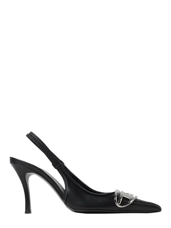 DIESEL® Slingback Pumps With Embellishment - Black