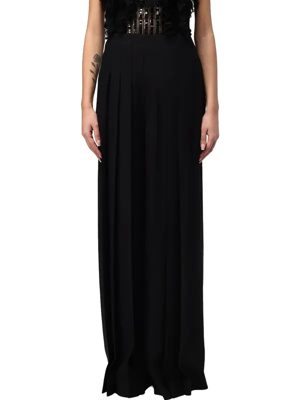 Alberta Ferretti Wide Leg Pants - Black