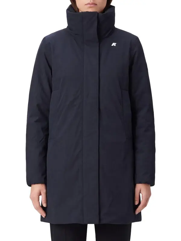 K-WAY Marla Padded Nylon Windbreaker Jacket - Blue