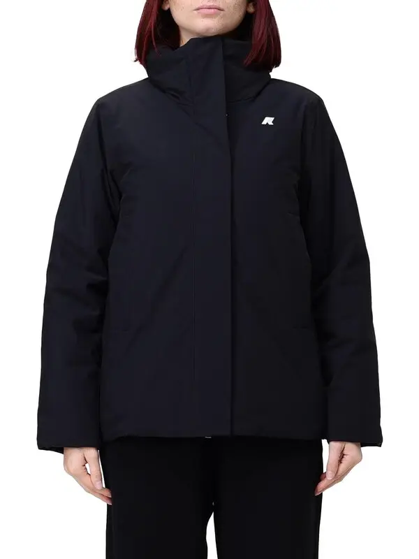 K-WAY Marla Padded And Hooded Water-repellent Windbreaker Jacket - Black