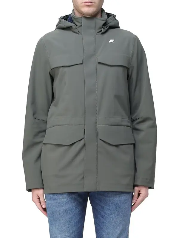 K-WAY Parka With Hood - Green