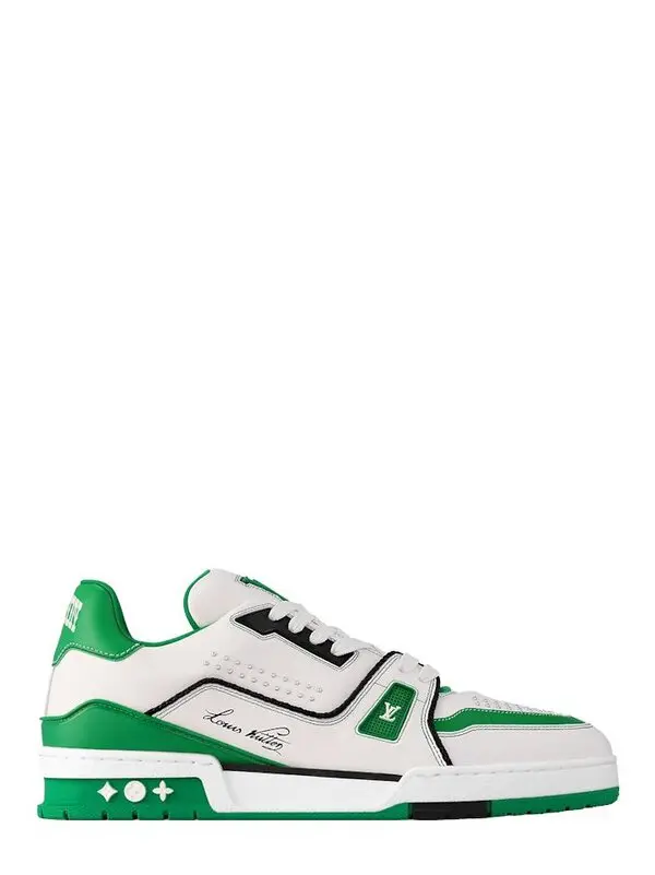 LOUIS VUITTON Trainer Sneakers - White/green