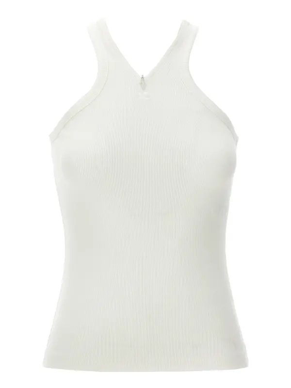COURREGES Criss Cross 90's Tank Top - White