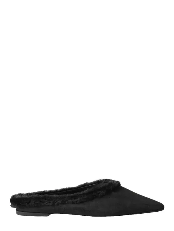 TOTEME Suede Wedges - Black
