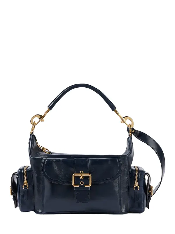 Chloé Medium Leather Camera Bag - Blue