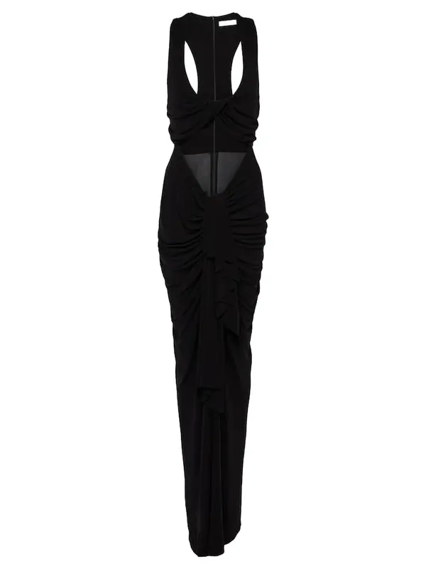 Christopher Esber Vivenda Cutout Maxi Dress - Black