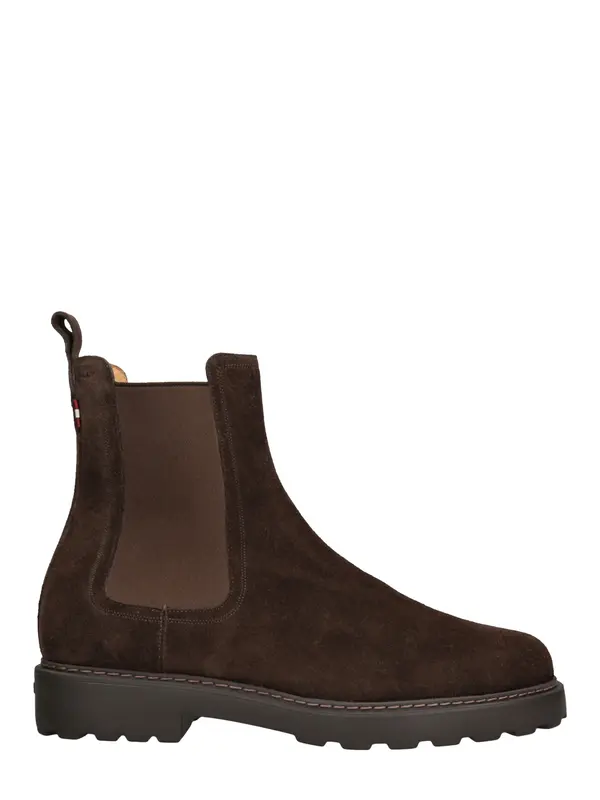 Bally Suede Chelsea Boots - Brown