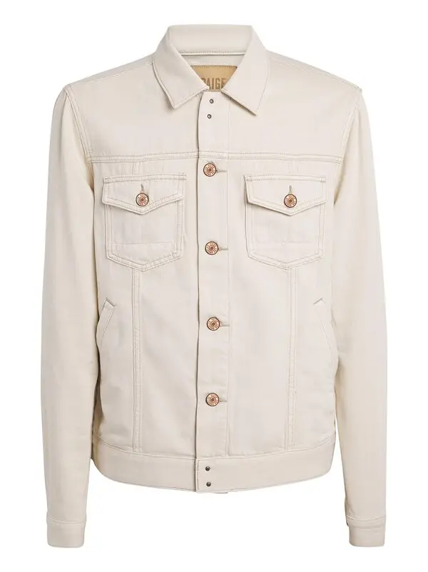 Paige Scout Denim Jacket - Beige