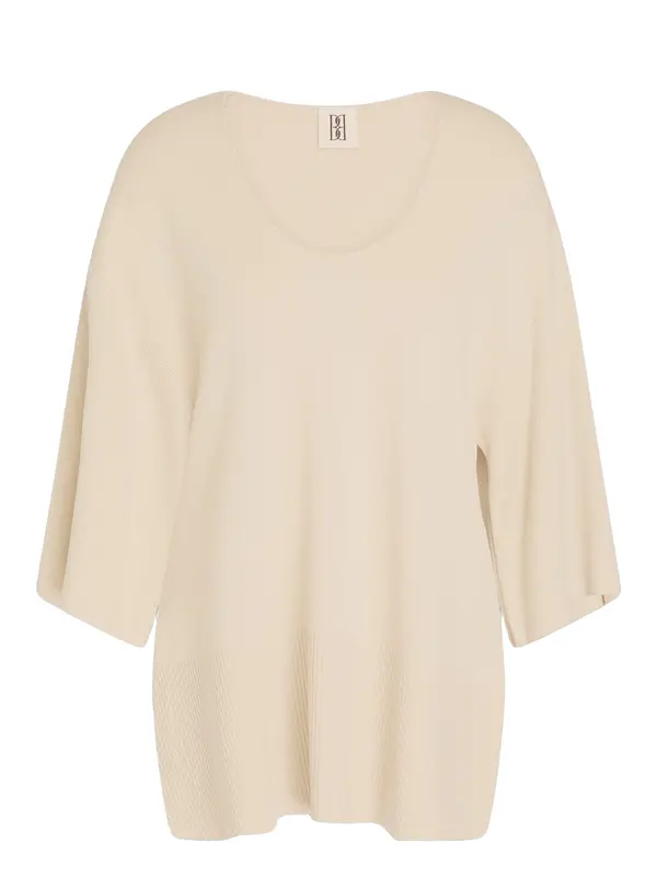 BY MALENE BIRGER Thelia Tencel™ Lyocell-blend Sweater - Beige