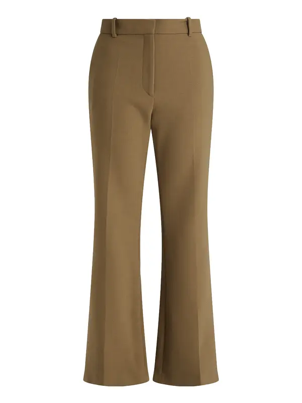 JOSEPH Tafira Twill Flared Pants - Army Green