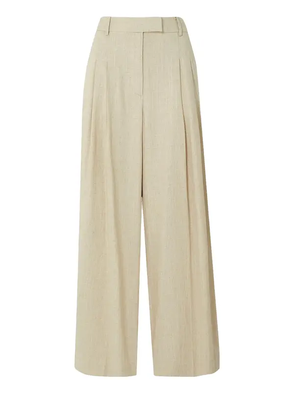 BY MALENE BIRGER Cymbaria Wide-leg Pants - Beige