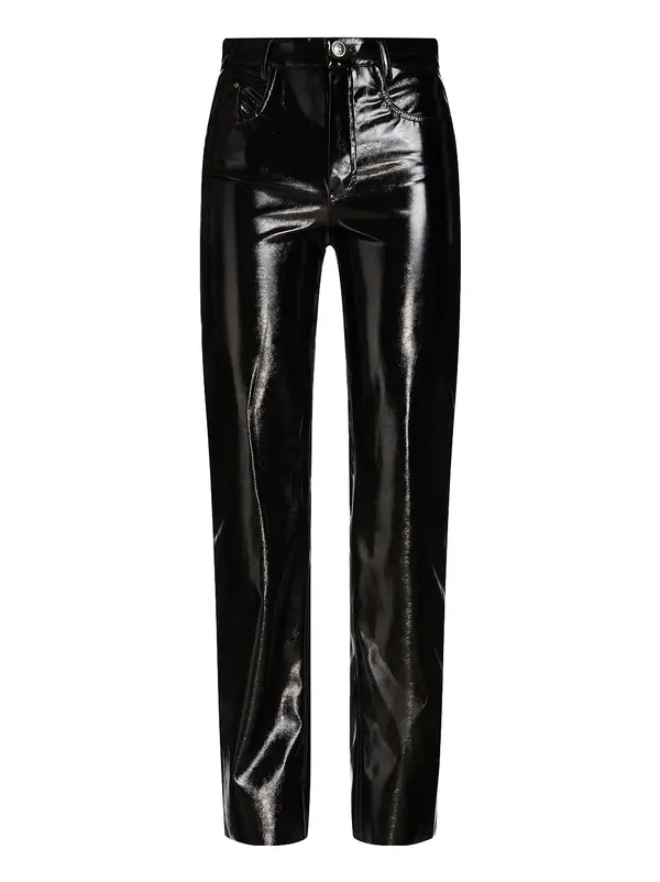 Maje Straight-leg Pants - Black