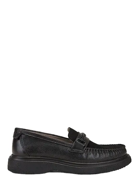 ALLSAINTS Gibbs Chain Loafer - Black