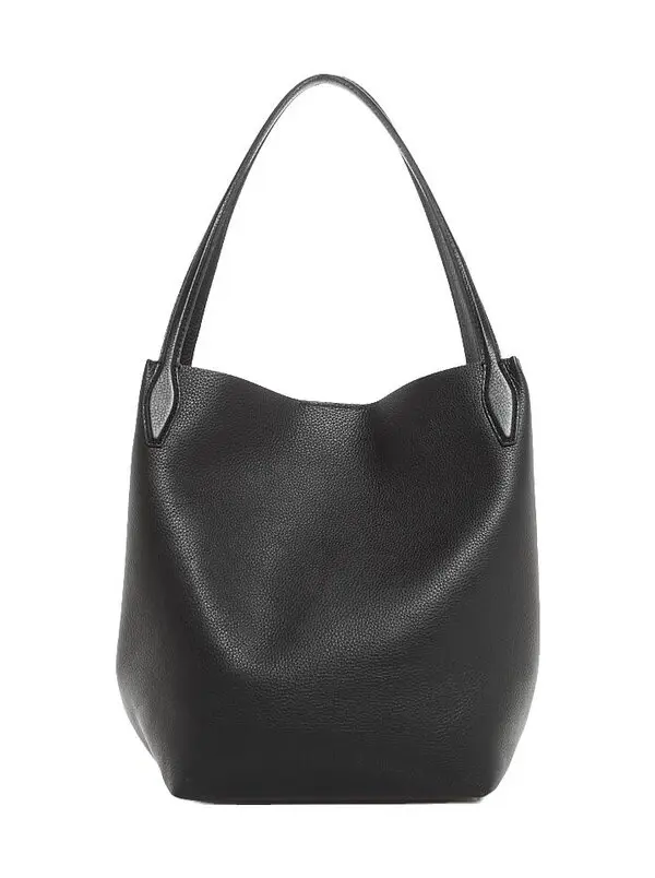 Madewell Shopper Leather Tote - True Black