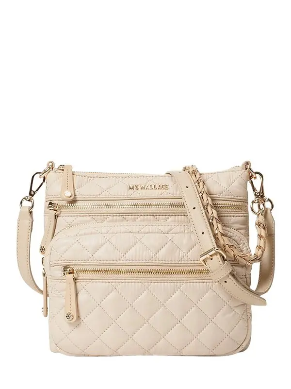 Mz Wallace Downtown Small Crossbody - Buff/light Gold
