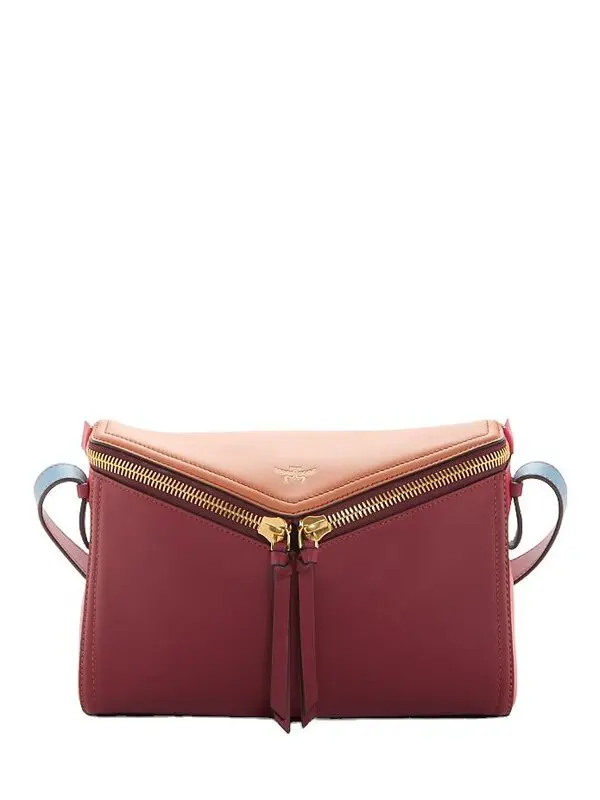 Mcm Diamant 3d Leather Shoulder Bag - Multi