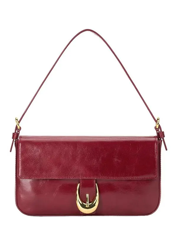 Staud Harlow Leather Shoulder Bag - Pinot Leather