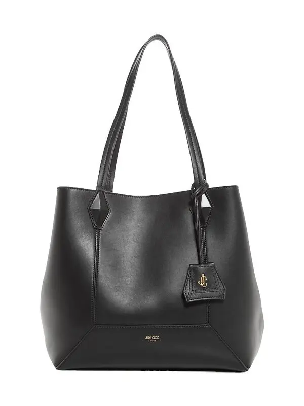 JIMMY CHOO Diamond Leather Tote - Black