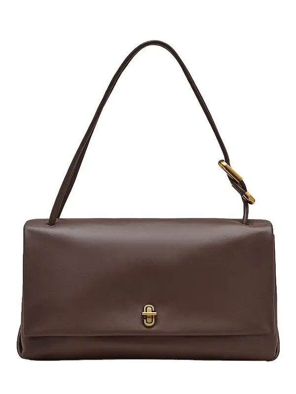 Marc Jacobs Leather Large Dual Bag - Ganache