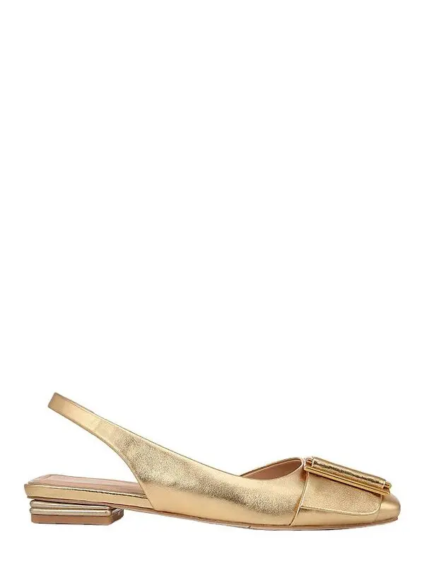 Franco Sarto Tracy Slingback Flats - Gold