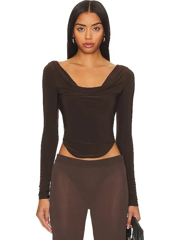 LOVERS AND FRIENDS Xander Top - Chocolate