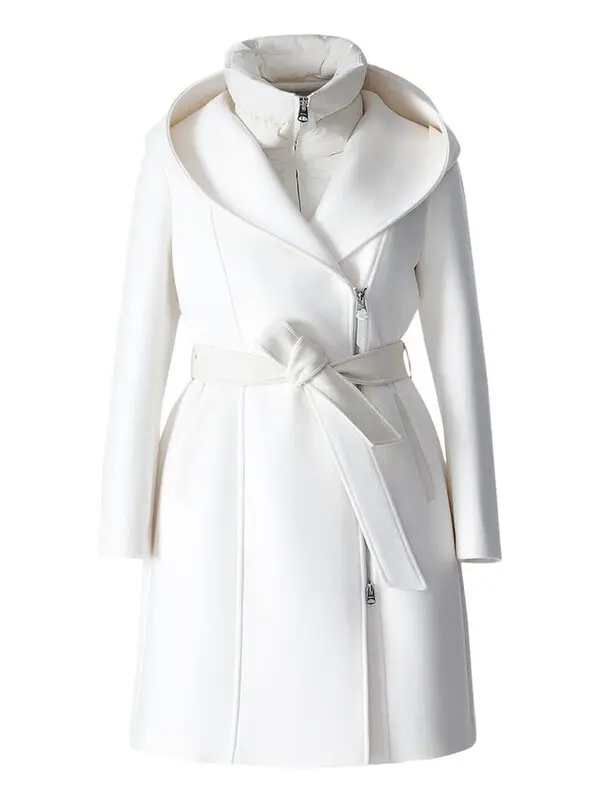 Mackage Shia Double-face Wool Coat - Cream