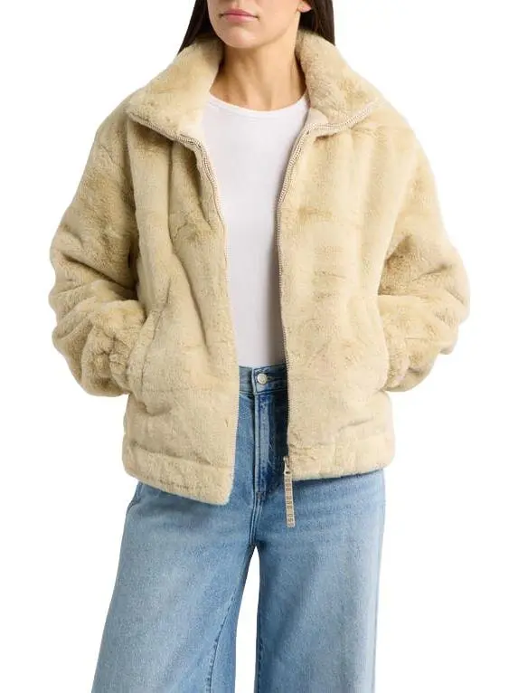 UGG Faux Fur Jacket - Spelt