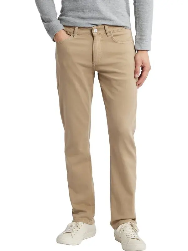 DL1961 Russell Slim Fit Straight Leg Jeans - Sandstone Ultimate Knit