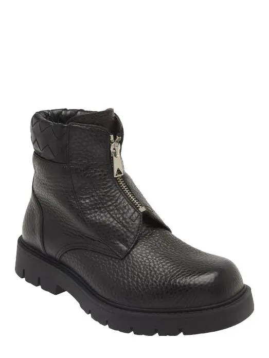 Bottega Veneta Haddock Lug Sole Boots - 1001 Black/ Black
