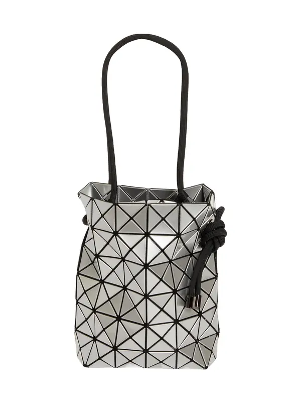 Issey Miyake Wring Glossy Drawstring Bag - Silver
