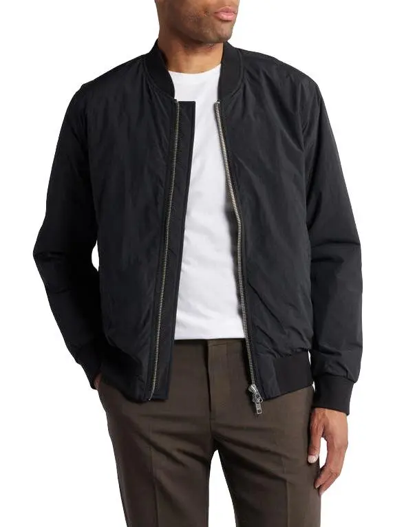 Nn07 Dixon 8280 Insulated Bomber Jacket - Black
