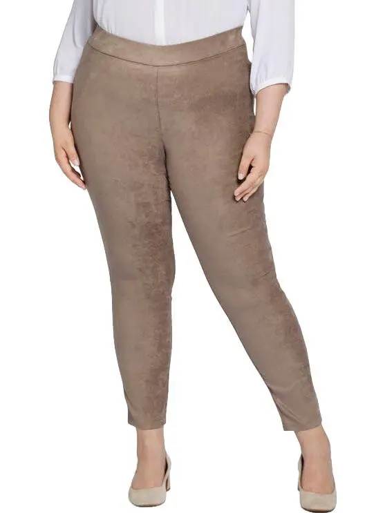 NYDJ Suede Leggings - Saddlewood