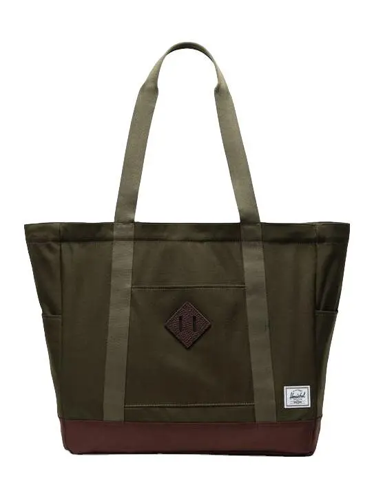 Herschel Supply Co. Heritage Recycled Twill Tote - Ivy Green/ Chicory Coffee