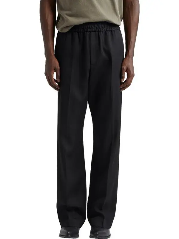GOLDEN GOOSE Lennon Virgin Wool Twill Joggers - Black