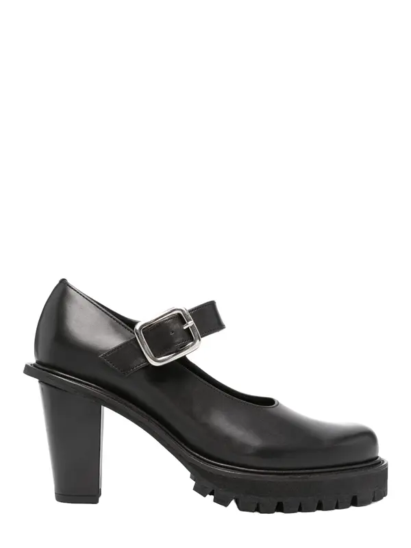 Comme Des Garçons 95mm Leather Sandals - Black