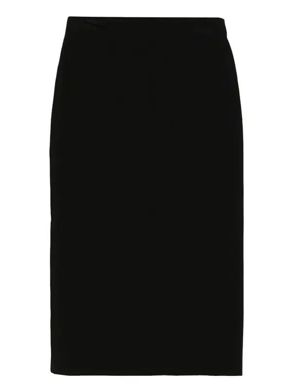 THE ROW Hodette Midi Skirt - Black