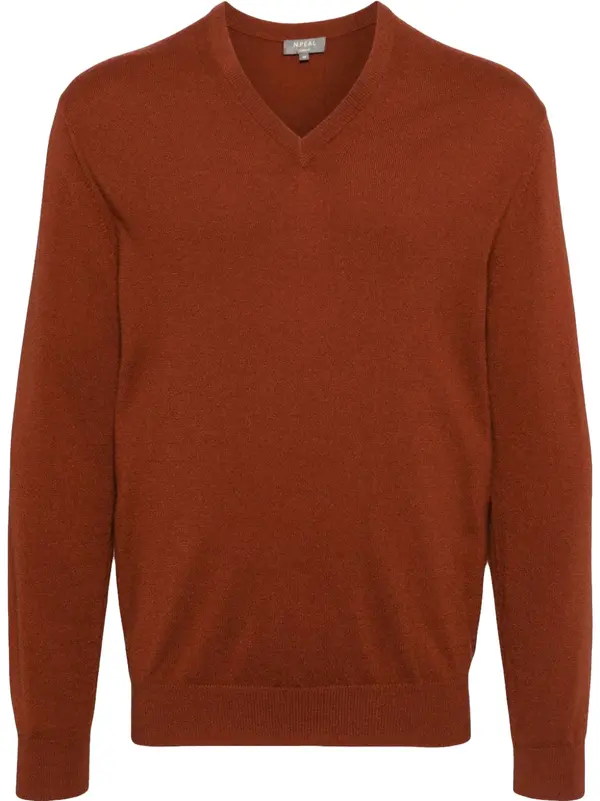 N.peal Burlington Organic-cashmere Jumper - Orange