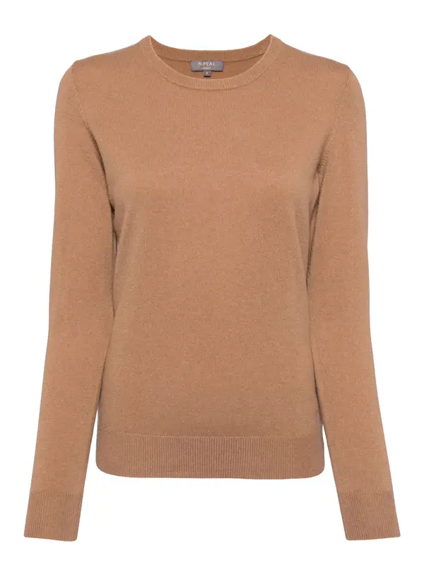 N.peal Evie Classic Cashmere Top - Neutrals