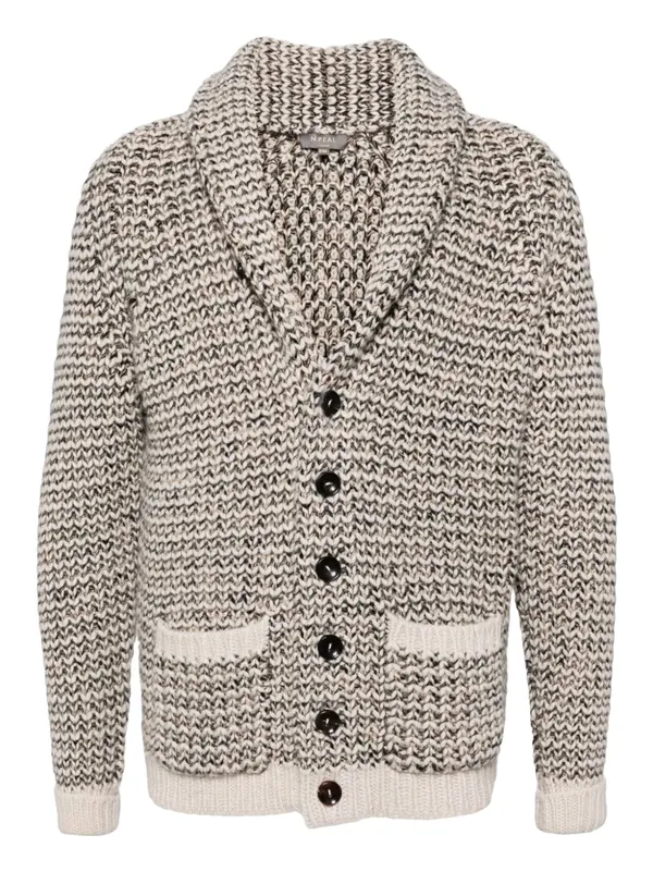N.peal Kensington Cardigan - Neutrals
