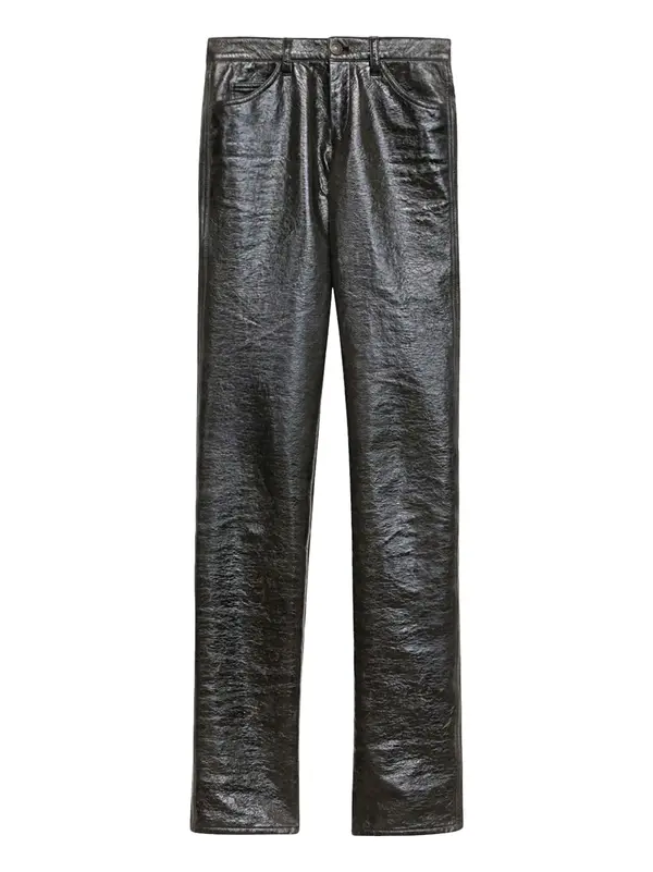 Isabel Marant Lovis Patent Trousers - Grey