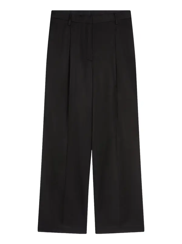 Dries Van Noten Pleated Palazzo Pants - Black