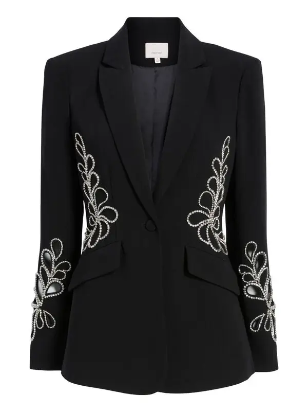 Cinq À Sept Cheyenne Embellished Blazer - Black
